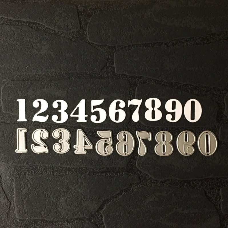 Number Metal Dies - Sumflying Craft