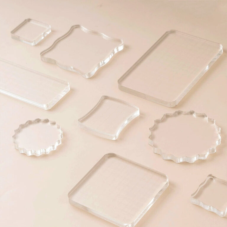 Acrylic Stamping Block with Positioning Tool - Sumflying Craft