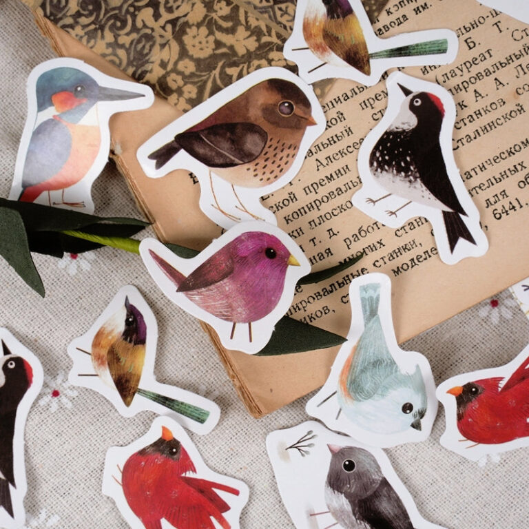 Bird-Themed Animal Stickers | Sumflying Craft