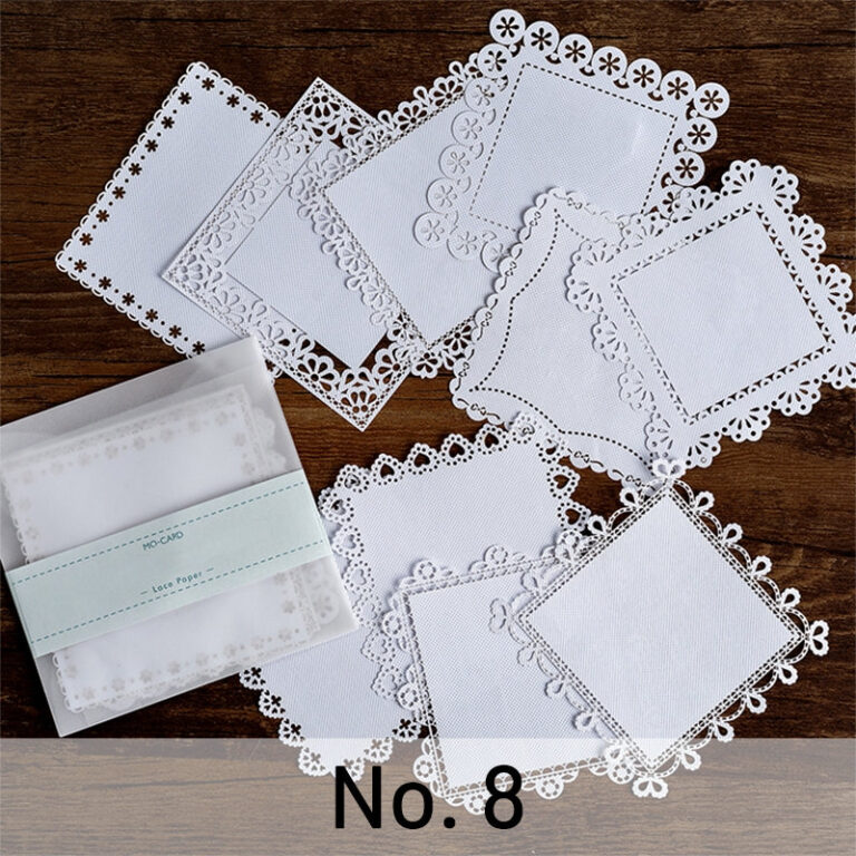 Vintage Carved Lace Scrapbook Paper - Sumflying Craft
