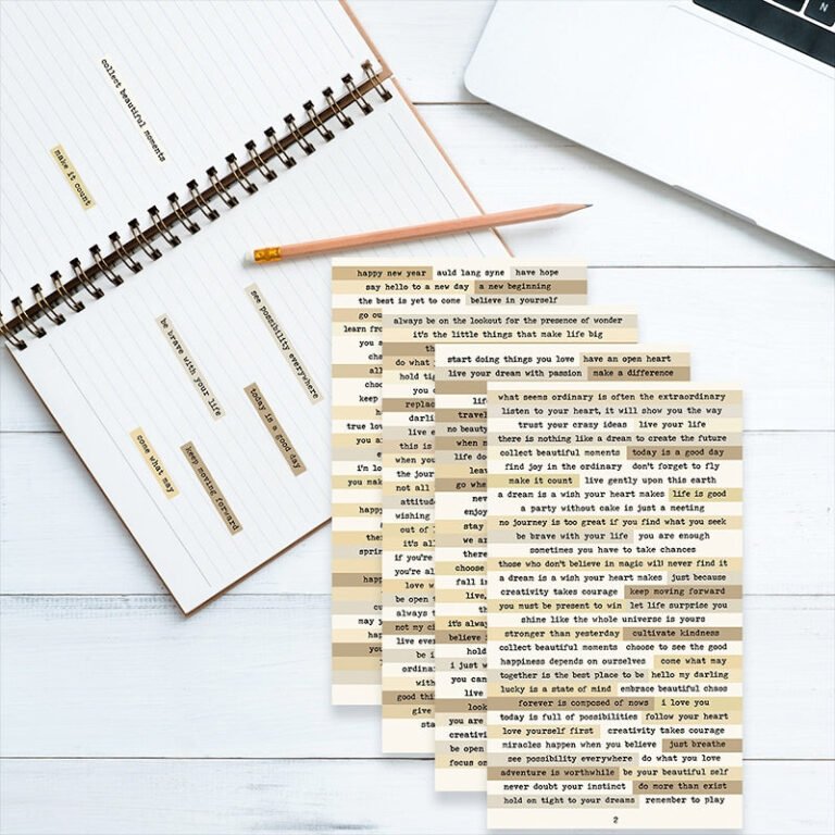 Words and Labels Stickers – Sumflying Craft